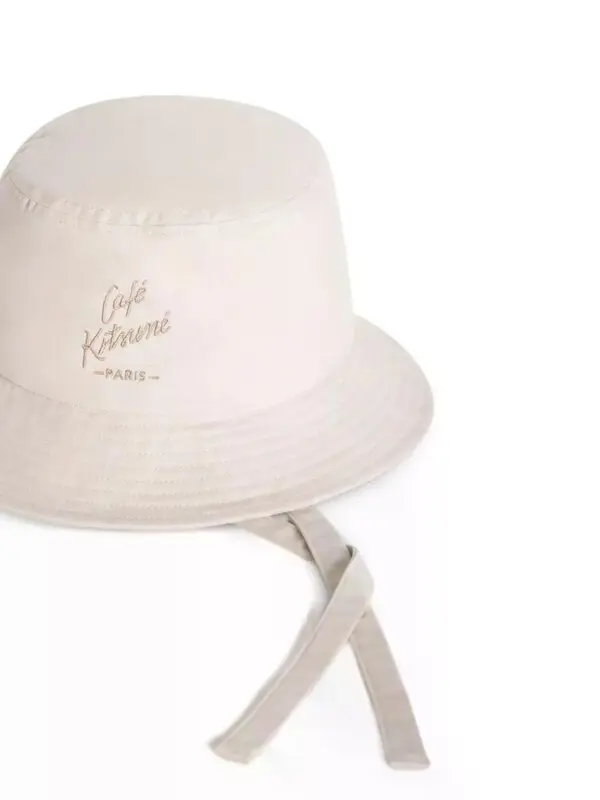 CAFÉ KITSUNÉ Logo Bucket Hat