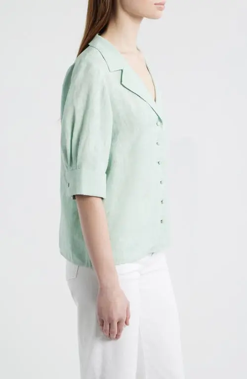 Rag & Bone Carmella Woven Shirt - Mint