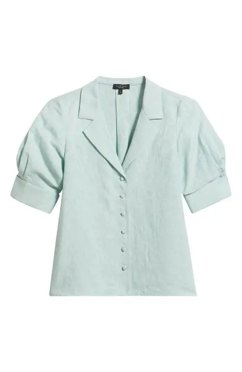 Rag & Bone Carmella Woven Shirt - Mint