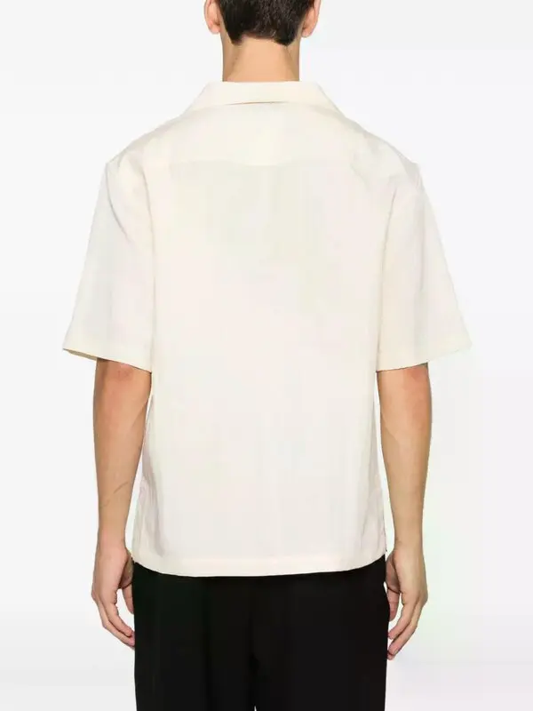Sandro Loose-fit Floral Crochet Shirt