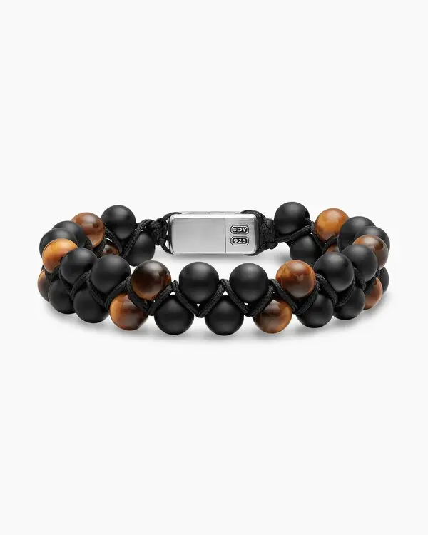 David Yurman Spiritual Beads Bracelet - Black Onyx/tigers Eye