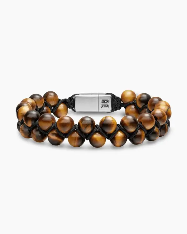 David Yurman Spiritual Beads Bracelet - Tigers Eye