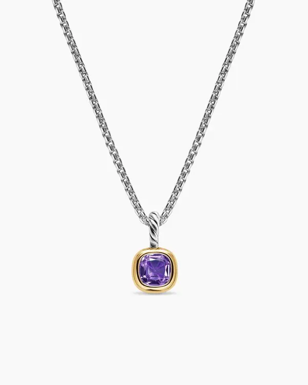 David Yurman Mini Cushion Cut Amulet - Amethyst