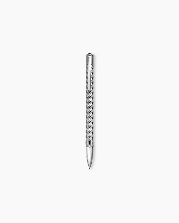 David Yurman Cable Pen In Sterling Silver With - Black Onyx