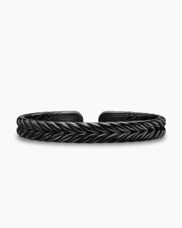 David Yurman Chevron Flex Bracelet - Black Titanium