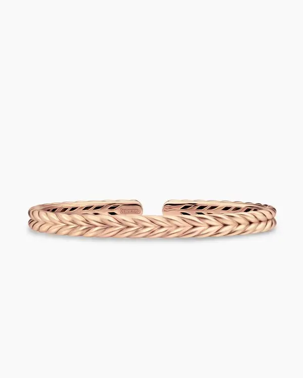 David Yurman Chevron Flex Bracelet - 18k Rose Gold