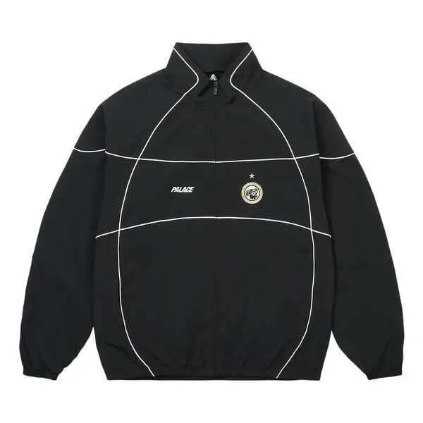PALACE Pro Team Piped Shell Jacket - Black
