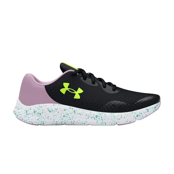 Under Armour Charged Pursuit 3 Gs Athletic Sneakers - Black