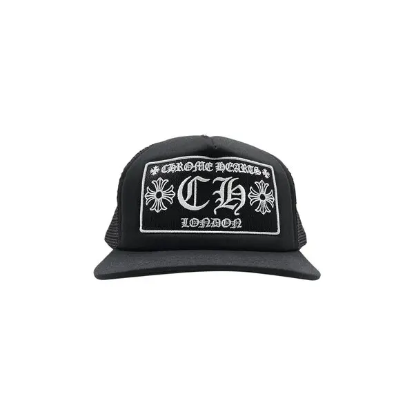 Chrome Hearts London Embroidered Patch Baseball Cap