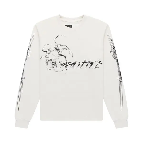 SP5DER Wait Long-sleeve Tee - White