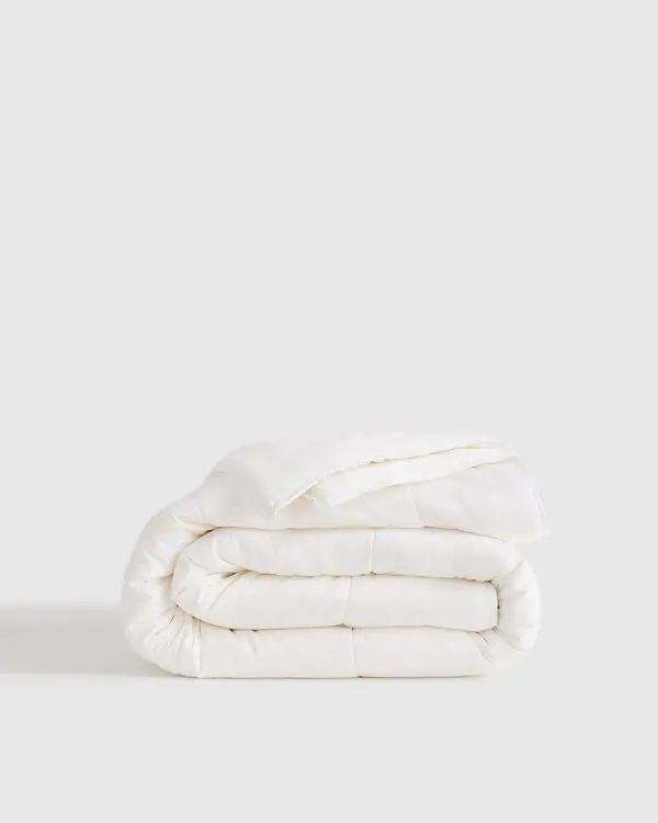 Quince Bamboo Comforter - White