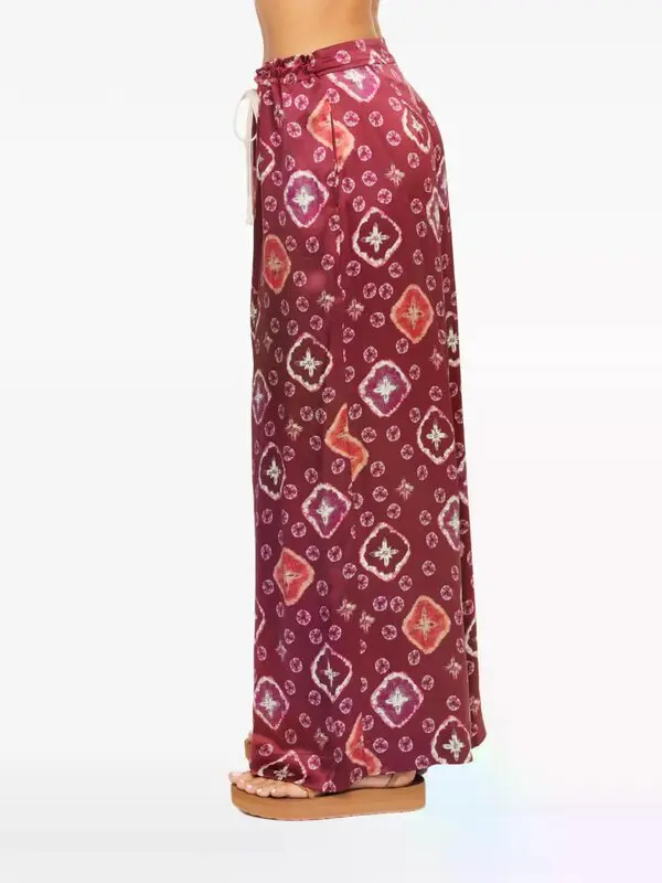 The Upside Miri Kato Wide-leg Silk Trousers