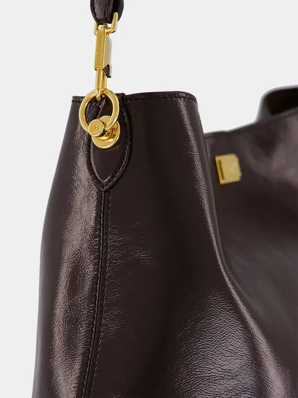 Dolce & Gabbana Large Vittoria Shoulder Bag - Brown