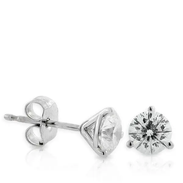 SIGNATURE Ben Bridge .96 Carat Diamond Stud Earrings - H-i