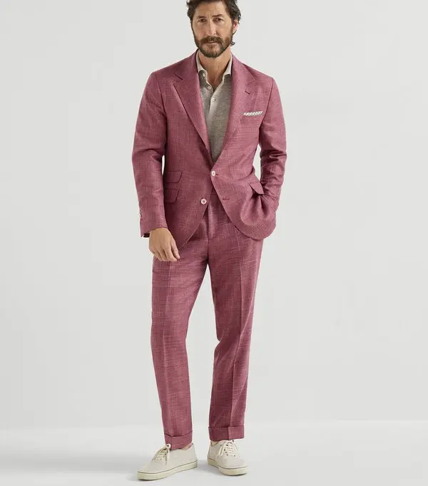 Brunello Cucinelli Wool-linen-silk 2-piece Suit