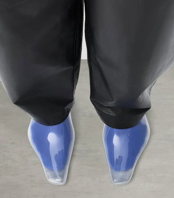 Loewe Emily Aqua Ankle Boots