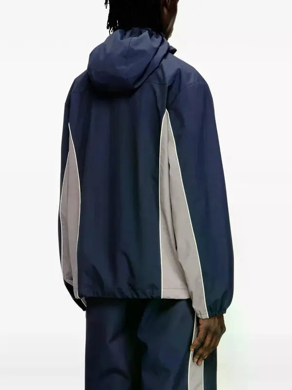 DIESEL® Hooded Panelled Jacket - Blue