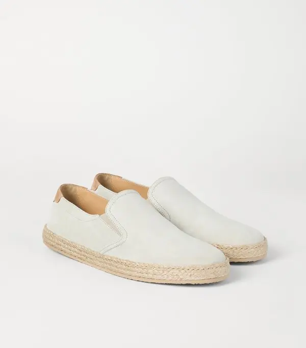 Brunello Cucinelli Suede Espadrilles