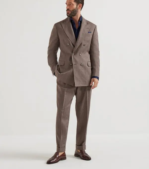 Brunello Cucinelli Linen-cotton 2-piece Suit