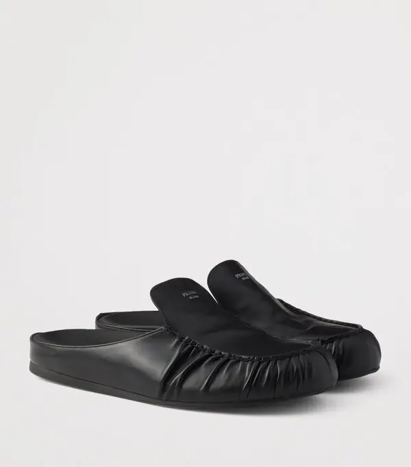 Prada Leather Mules