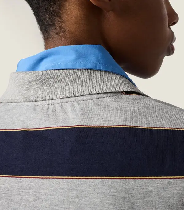 Miu Miu Cotton Striped Polo Shirt