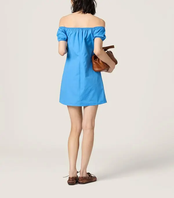 Miu Miu Cotton Poplin Mini Dress