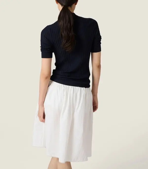 Miu Miu Wool Ribbed Sweater