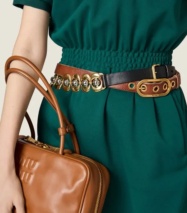 Miu Miu Technical Jersey Mini Dress