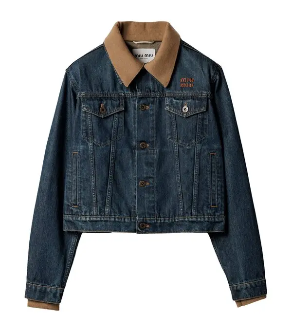Miu Miu Denim Blouson Jacket