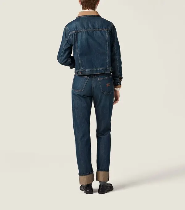 Miu Miu Denim Blouson Jacket