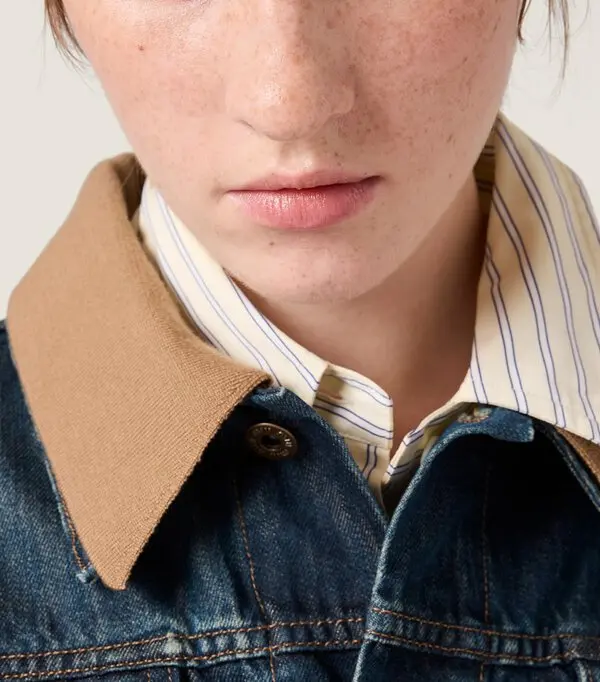 Miu Miu Denim Blouson Jacket