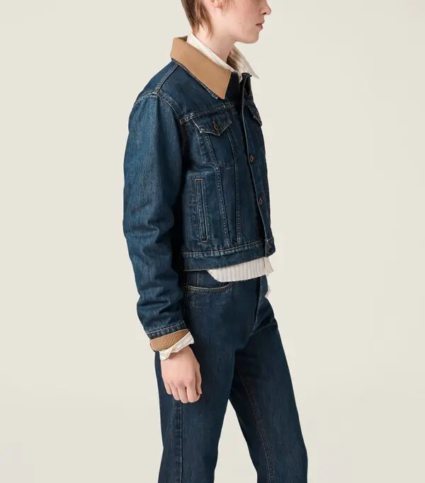 Miu Miu Denim Blouson Jacket