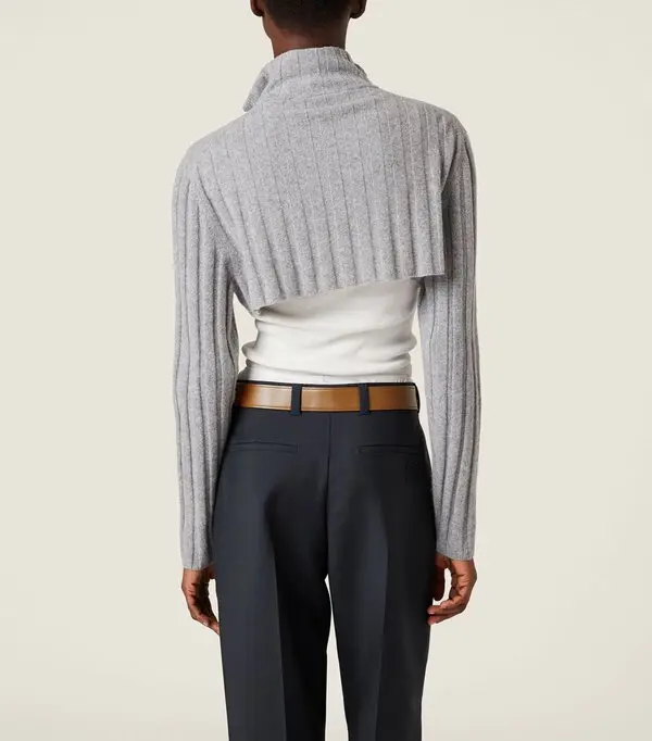 Miu Miu Wool-cashmere Cropped Cardigan