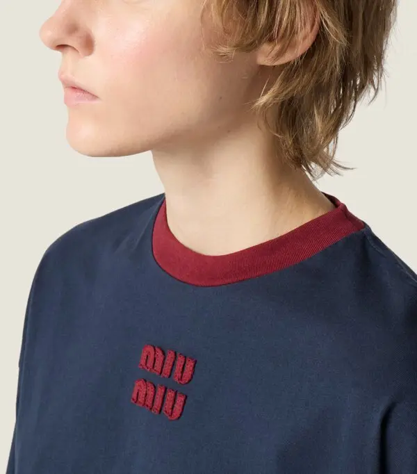 Miu Miu Cotton Long-sleeve T-shirt