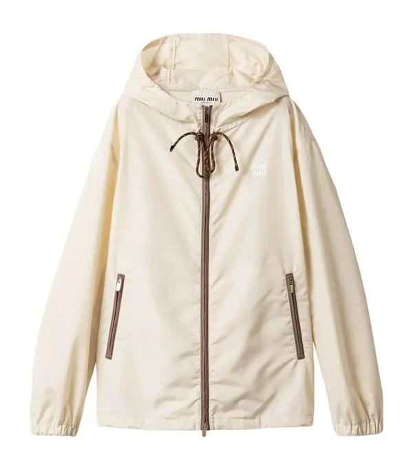 Miu Miu Technical Hooded Jacket - Yellow