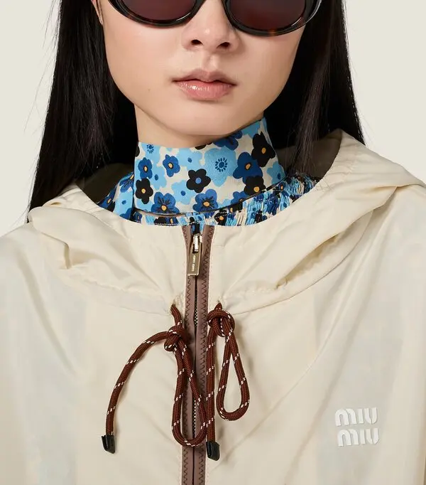 Miu Miu Technical Hooded Jacket - Yellow