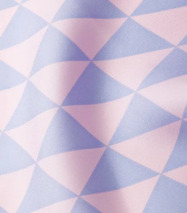 Prada Silk Triangle Scarf - Pink