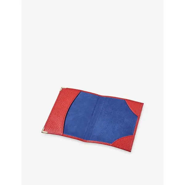 ASPINAL OF LONDON Plain Leather Passport Cover