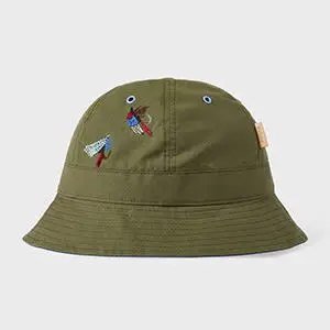 PAUL SMITH LOVES BARBOUR Bucket Hat - Green