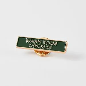 PAUL SMITH LOVES BARBOUR Warm Your Cockles Pin Badge - White