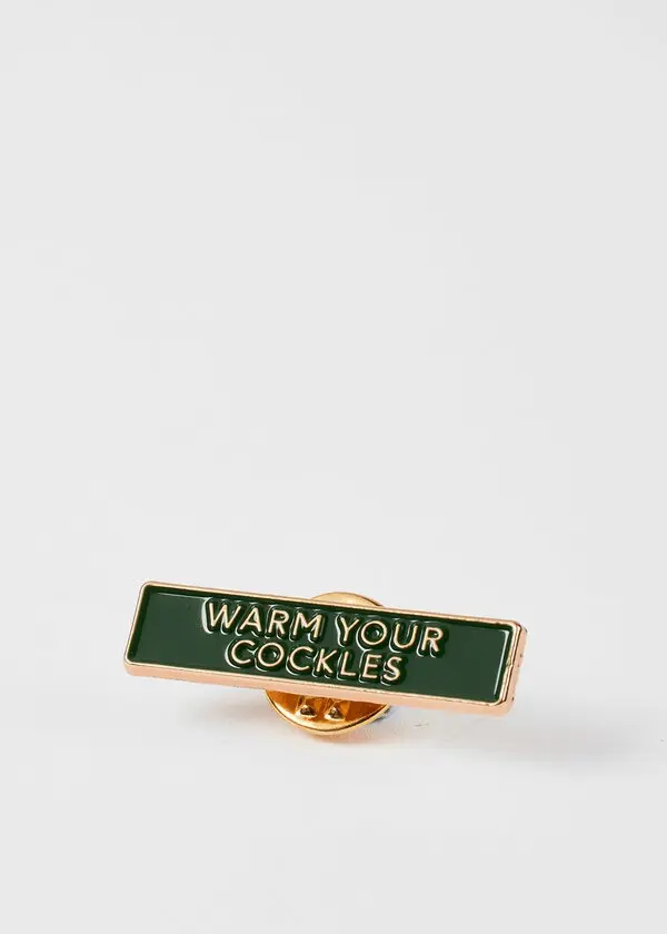 PAUL SMITH LOVES BARBOUR Warm Your Cockles Pin Badge