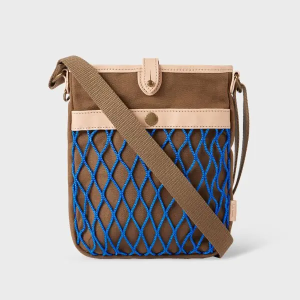PAUL SMITH LOVES BARBOUR Cross Body Bag - Brown