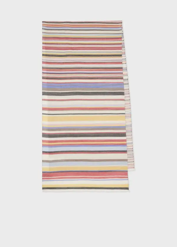 Paul Smith Gradient 'signature Stripe' Scarf