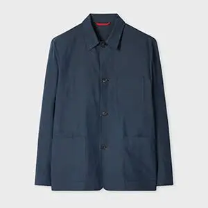 Paul Smith Cotton-lyocell Work Jacket - Blue