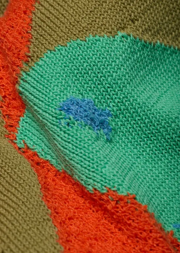 Paul Smith River Collage Knitted Cotton Sweater - Multicolour
