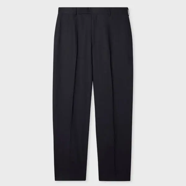 Paul Smith Relaxed-fit Linen Trousers - Blue