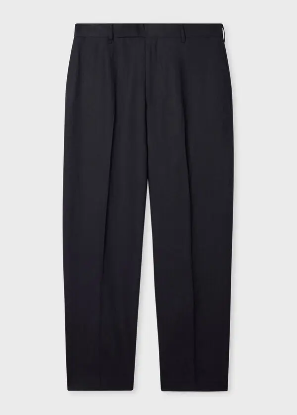 Paul Smith Relaxed-fit Linen Trousers - Blue