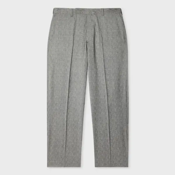 Paul Smith Relaxed-fit Wool Jacquard Trousers