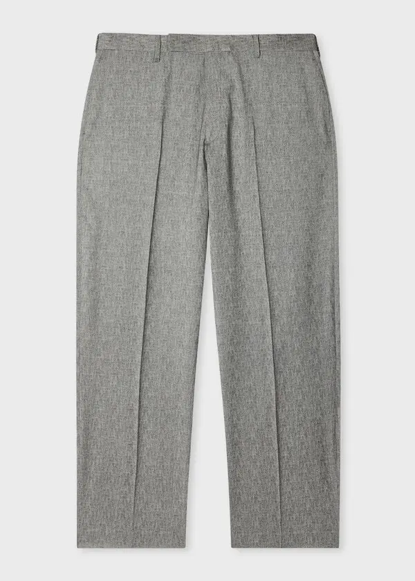 Paul Smith Relaxed-fit Wool Jacquard Trousers