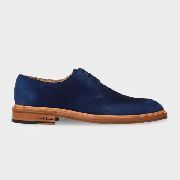 Paul Smith Suede 'sheridan' Shoes - Blue